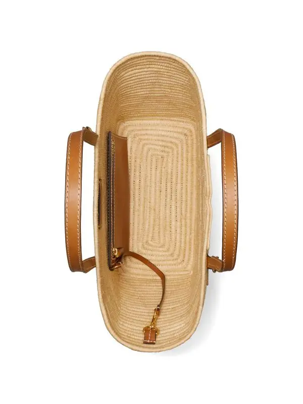 Tory Burch Ella Small Straw Tote Bag