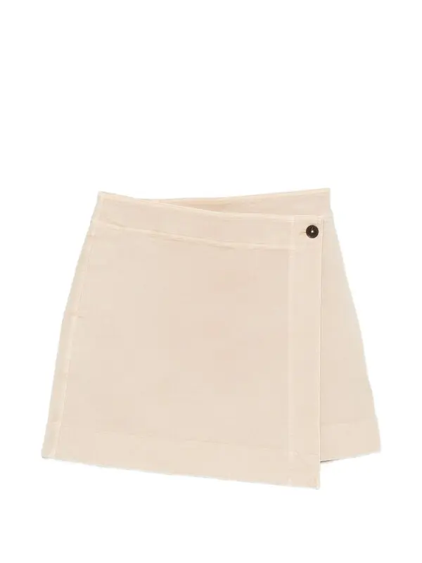 Closed Wrapped Short Skirt