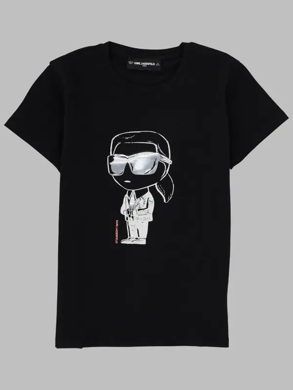 Karl Lagerfeld T Shirt Con Stampa