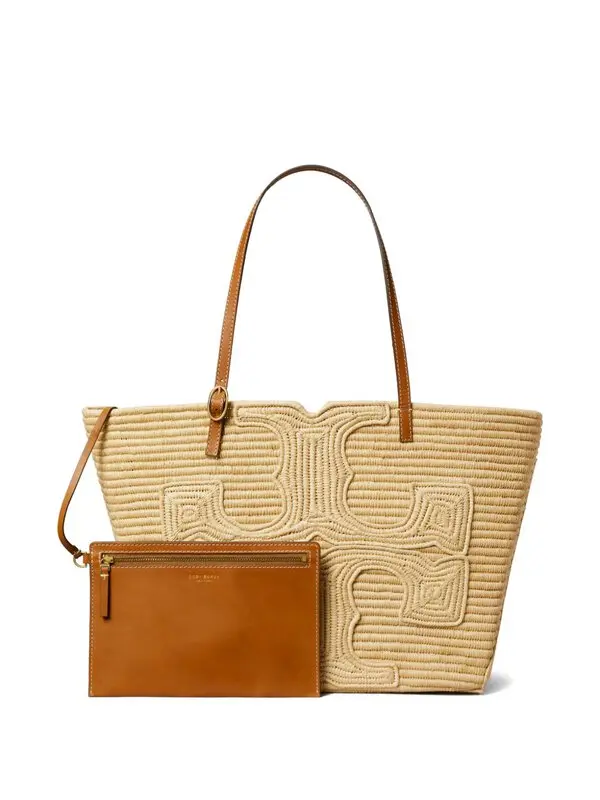 Tory Burch Ella Large Straw Tote