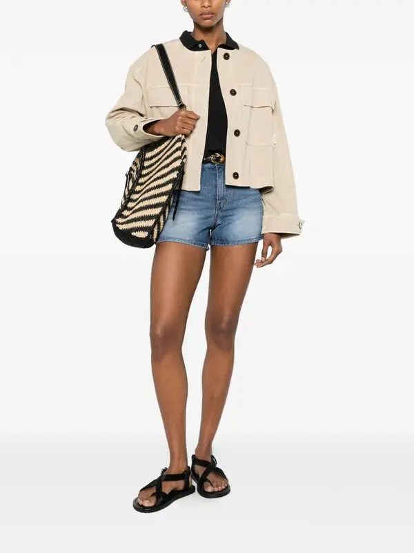 Closed Cropped Utility Jacket