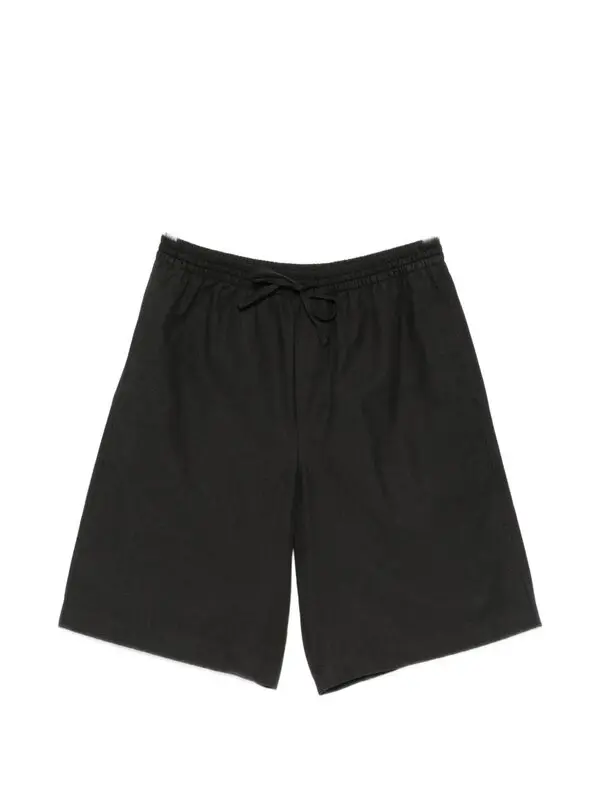 DUNST Cotton Blend Pajama Shorts - Black