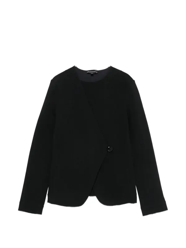 Emporio Armani Asymmetrical Button Jacket
