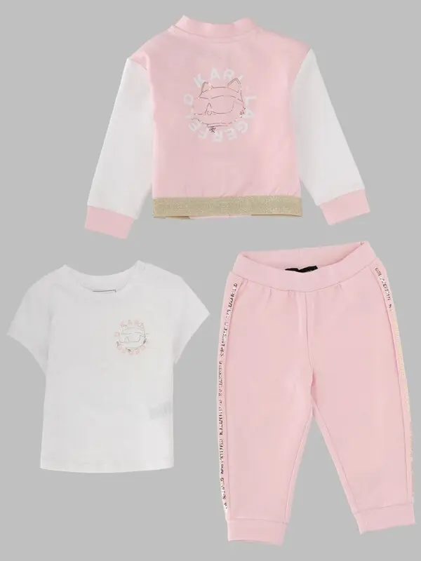 Karl Lagerfeld Jogging Set With Graphic Detail