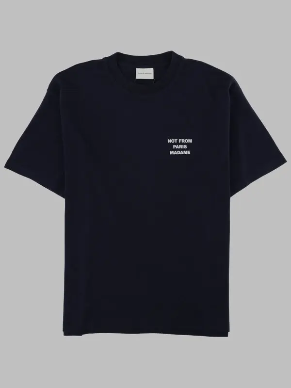 Drole De Monsieur Cotton T-shirt - Blue