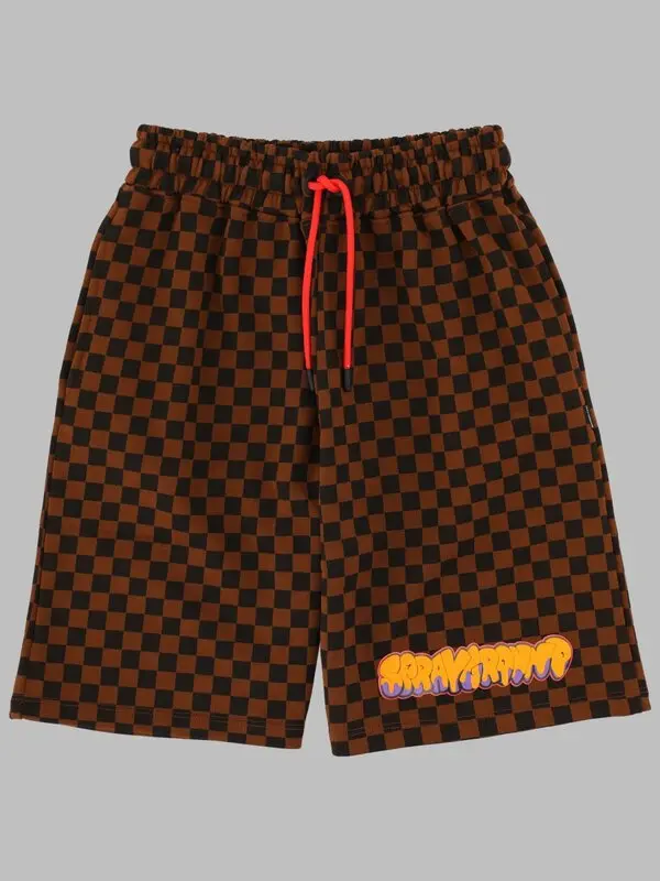 SPRAYGROUND Checkerboard Drawstring Shorts