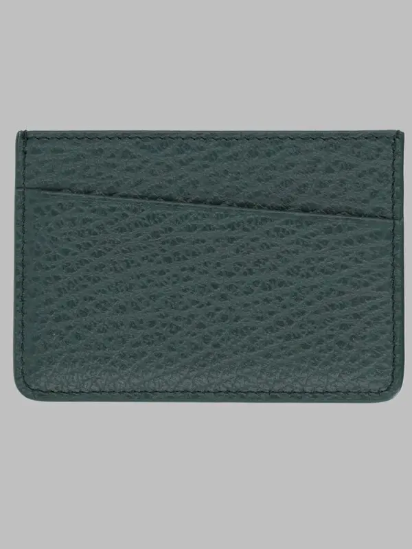 MAISON MARGIELA Portacarte Slim In Pelle - Green