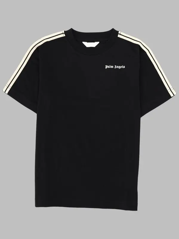 Palm Angels Pa Minitrack Reg. T Shirt S/s Off White - Black