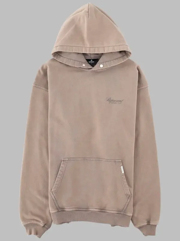 REPRESENT Felpa Con Logo - Grey