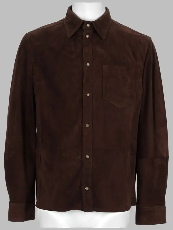 Brunello Cucinelli Suede Shirt Jacket - Brown