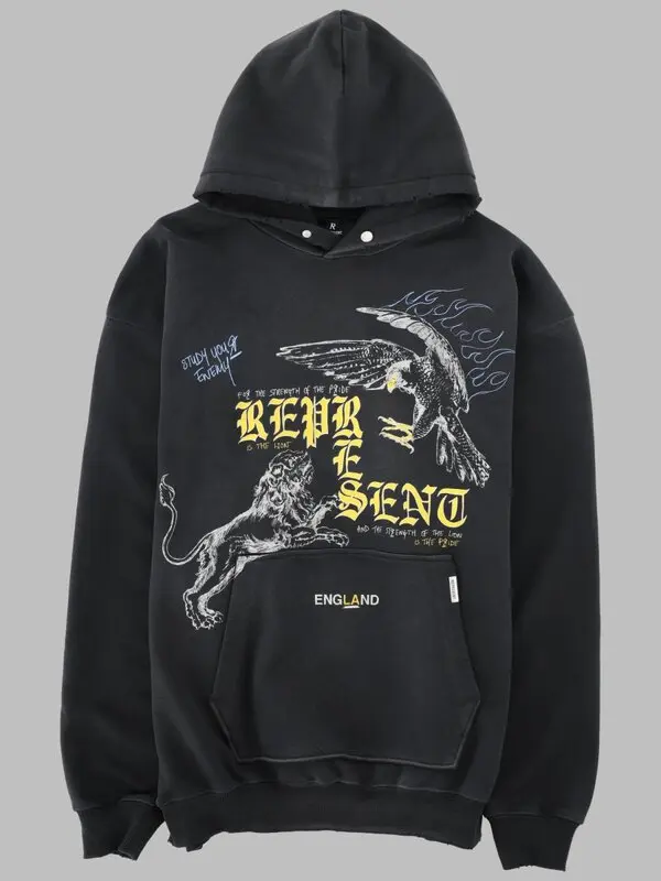 REPRESENT Felpa Con Stampa