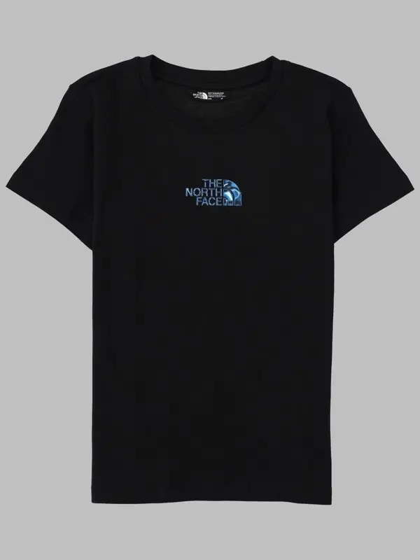 The North Face B Liquid Logo Reg Ss Tee Tnf White