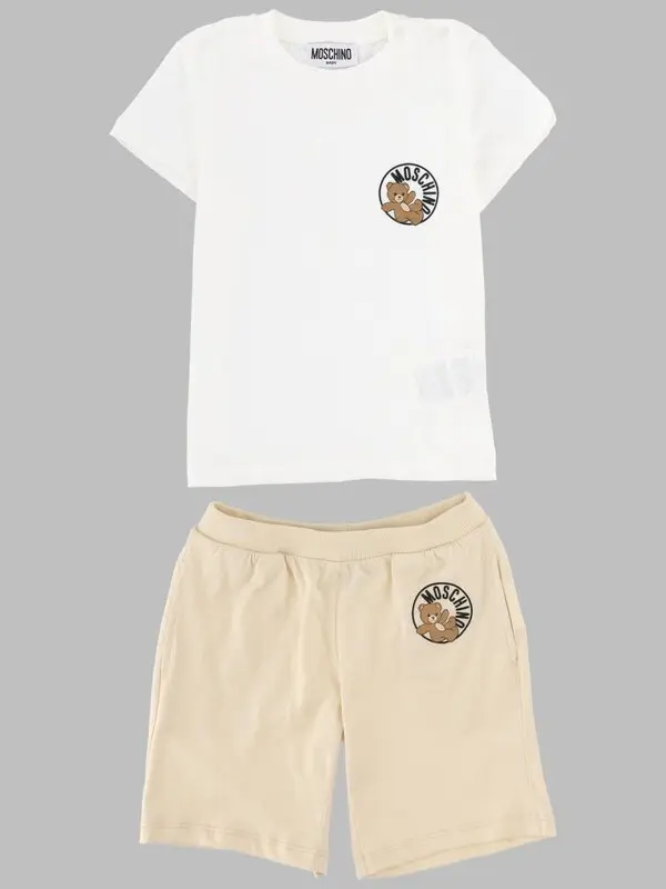 Moschino T Shirt And Shorts Set
