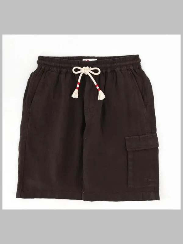 MC2 SAINT BARTH Shorts In Lino Con Coulisse