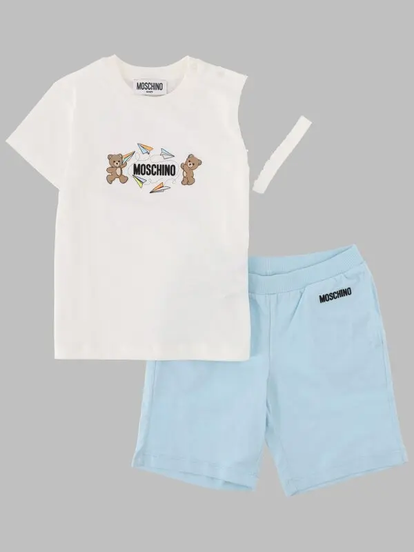 Moschino T Shirt And Shorts Set