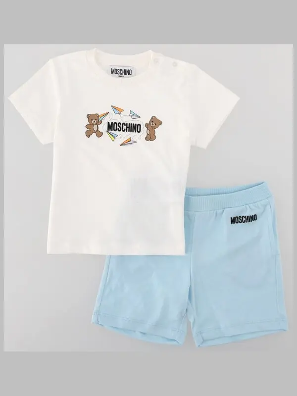 Moschino T Shirt And Shorts Set