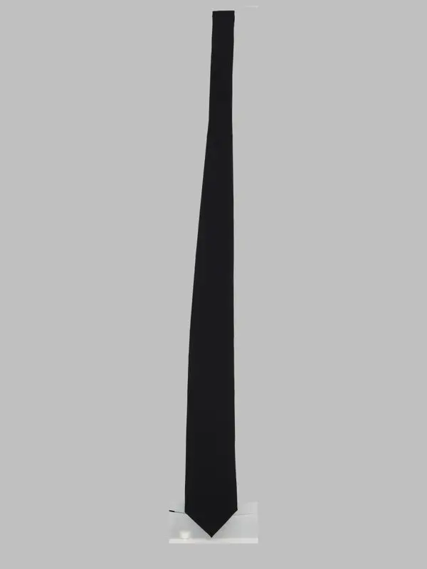 Brunello Cucinelli Cravatta In Tela Di Lana Vergine - Black