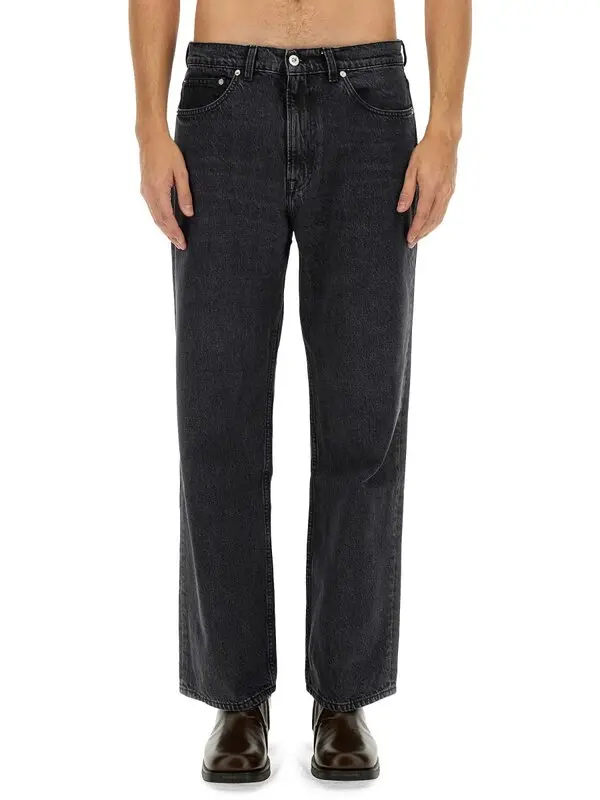 Our Legacy Third Cut Black Wash Denim Jeans - Grey