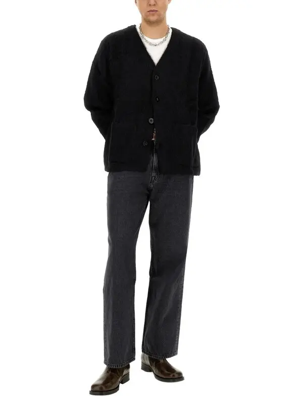 Our Legacy Third Cut Black Wash Denim Jeans - Grey