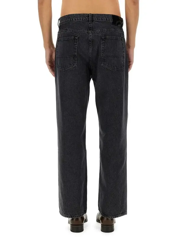 Our Legacy Third Cut Black Wash Denim Jeans - Grey