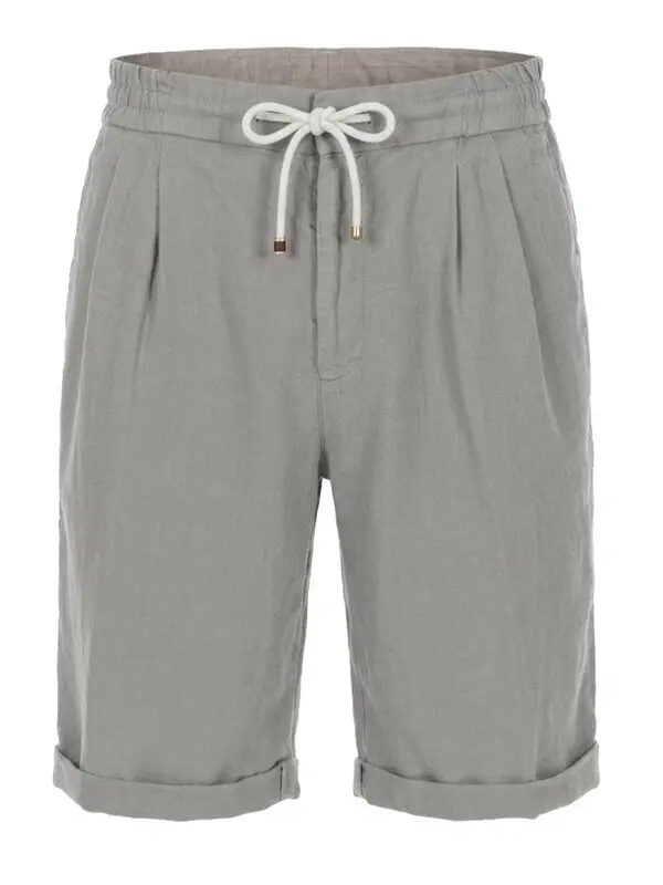 Brunello Cucinelli Shorts In Lino