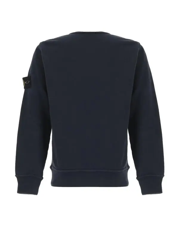 Stone Island Logo Patch Crewneck Sweatshirt