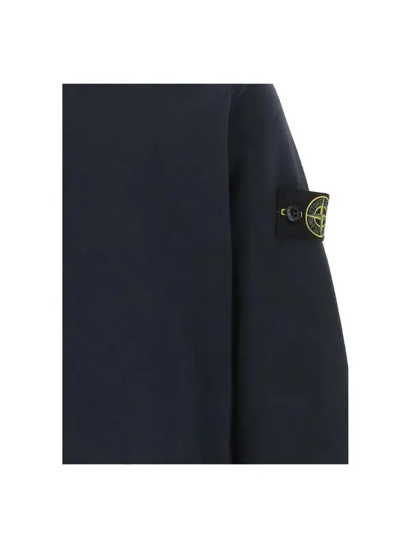 Stone Island Logo Patch Crewneck Sweatshirt