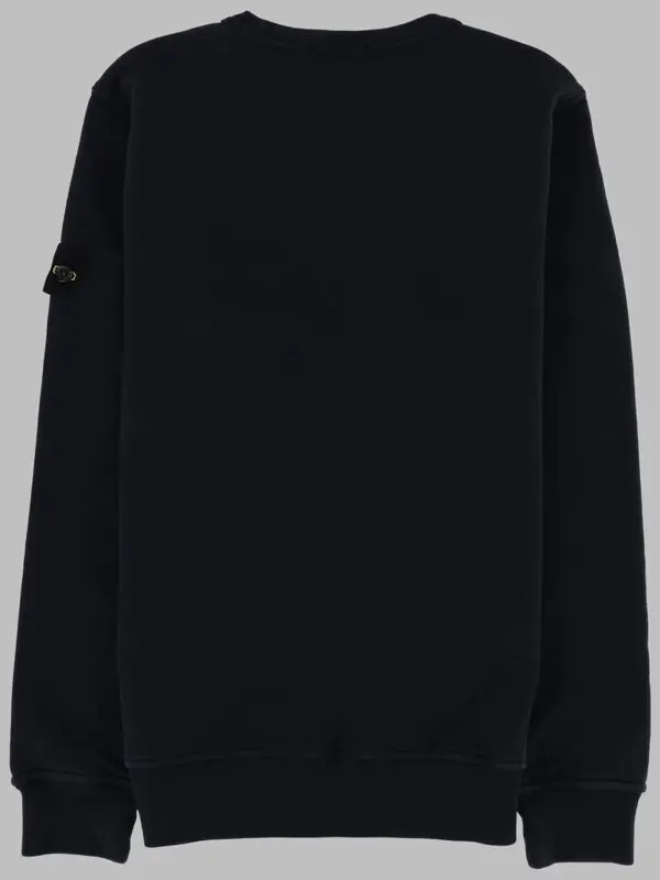 Stone Island Logo Patch Crewneck Sweatshirt