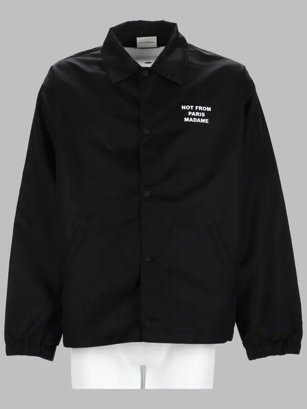 Drole De Monsieur Giacca Jacket With Slogan