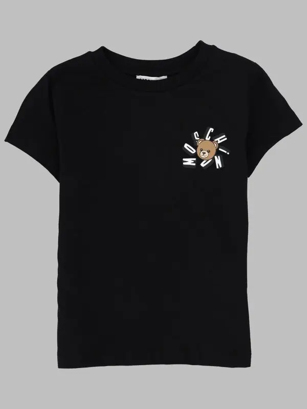 Moschino T Shirt Con Logo - Black