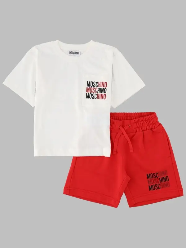 Moschino Maxi T Shirt Andshorts Set