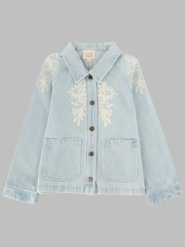 LOUISE MISHA Giacchetto In Denim 'rafaela - Blue
