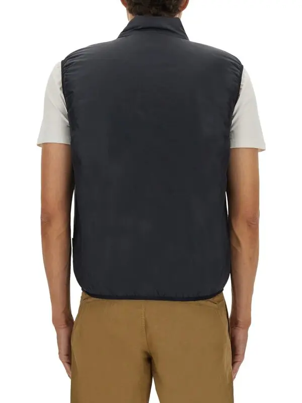 Aspesi Sleeveless Zip-up Vest - Blue