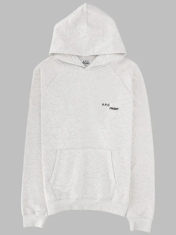 A.p.c. Felpa Con Logo - Grey