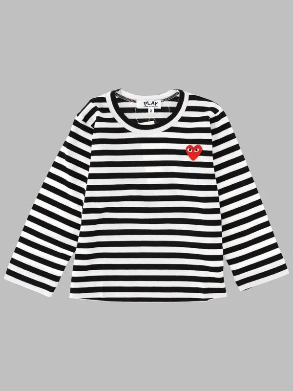 Play Comme Des Garcon Long Sleeve T Shirt