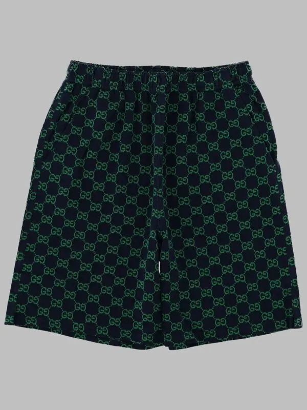 Gucci Gg Cotton Piquet Shorts - Multicolour