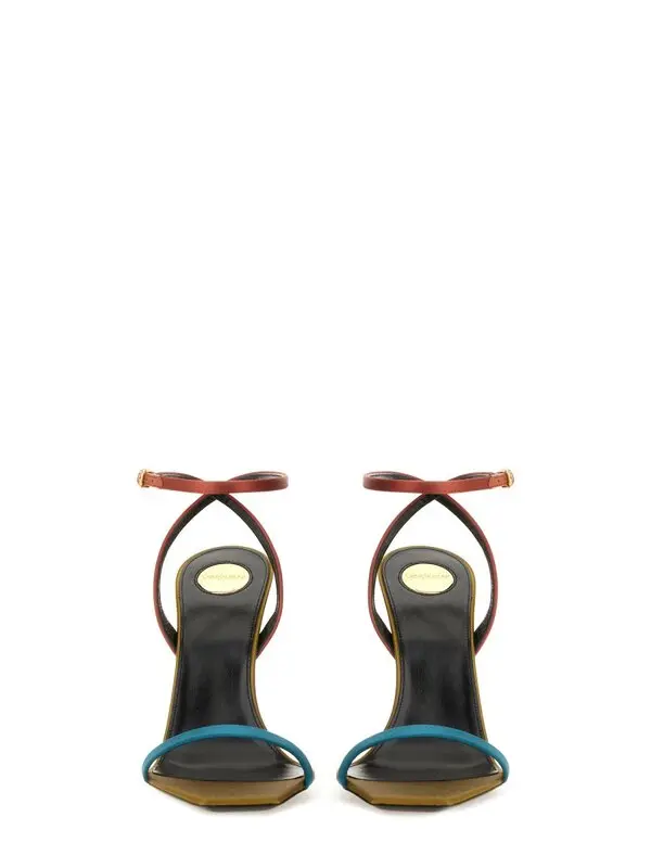 Saint Laurent Dominique Strappy High Heel Sandals