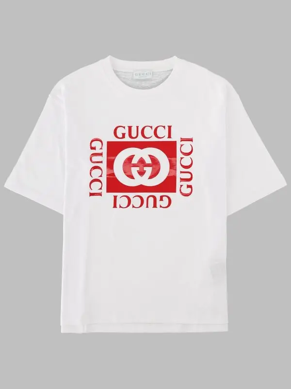 Gucci Cotton Jersey T-shirt With Logo - Multicolour
