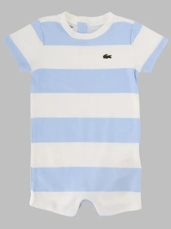 Lacoste Striped Cotton Romper