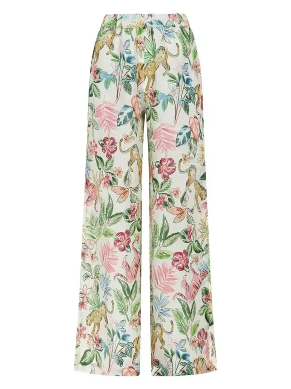 120% Lino Pantalone In Lino