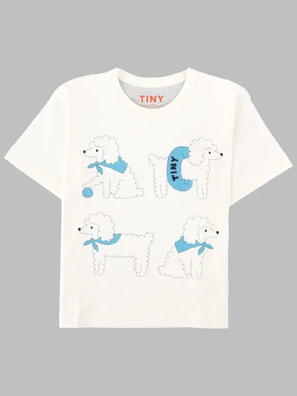 TINYCOTTONS Poodle Graphic T-shirt - White