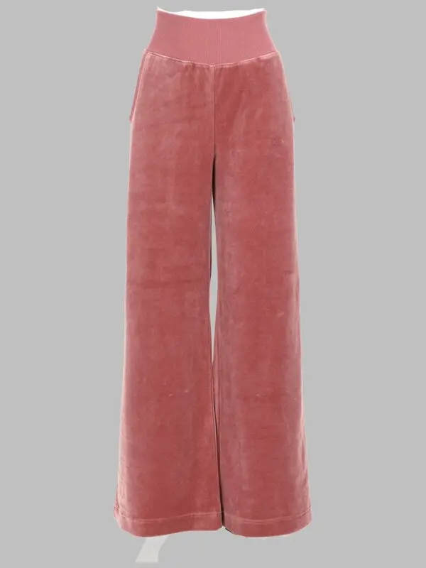 Alberta Ferretti Pantalone In Ciniglia - Pink