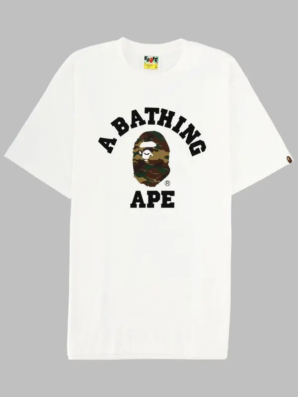 A BATHING APE Glitch Woodland Graphic T-shirt