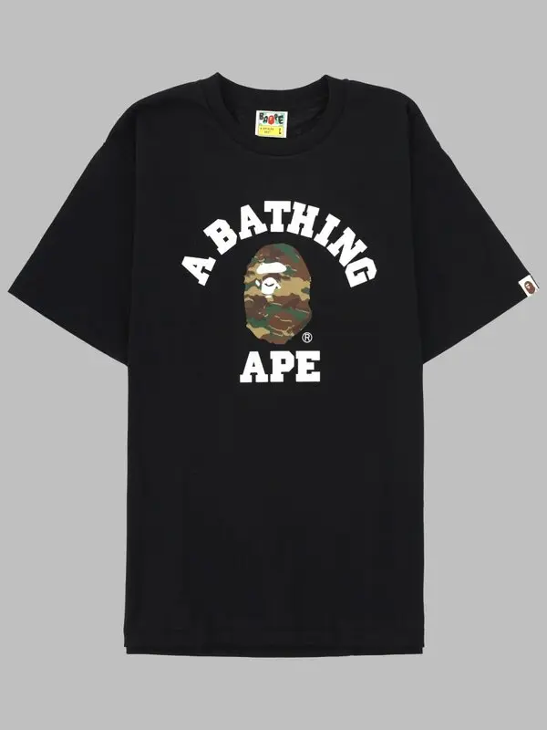 A BATHING APE Glitch Woodland T-shirt