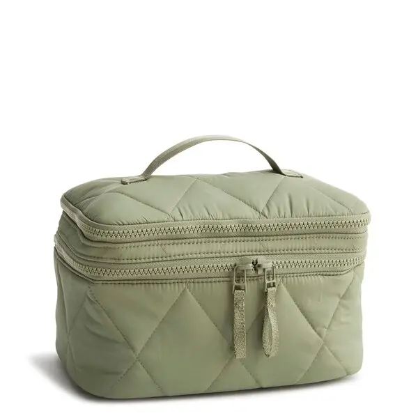 VERA BRADLEY Brush Up Cosmetic Case In Deep Lichen - Green