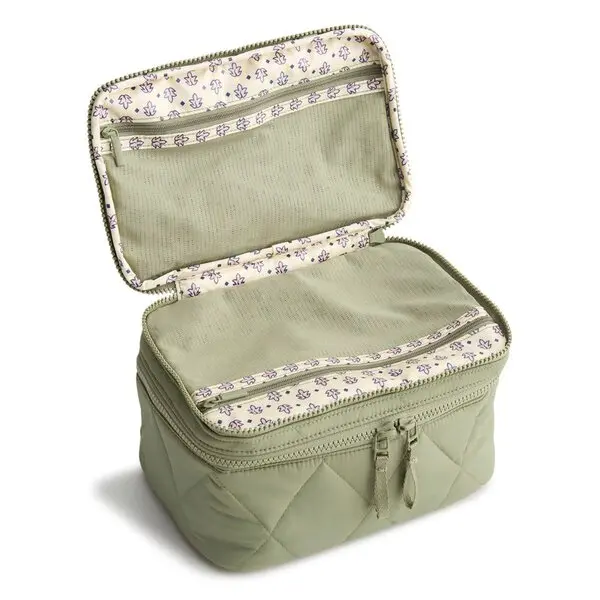 VERA BRADLEY Brush Up Cosmetic Case In Deep Lichen
