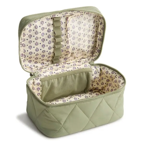VERA BRADLEY Brush Up Cosmetic Case In Deep Lichen