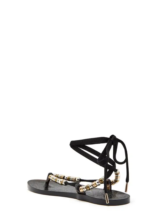 ANCIENT GREEK SANDALS Esther Beaded Jelly Sandals