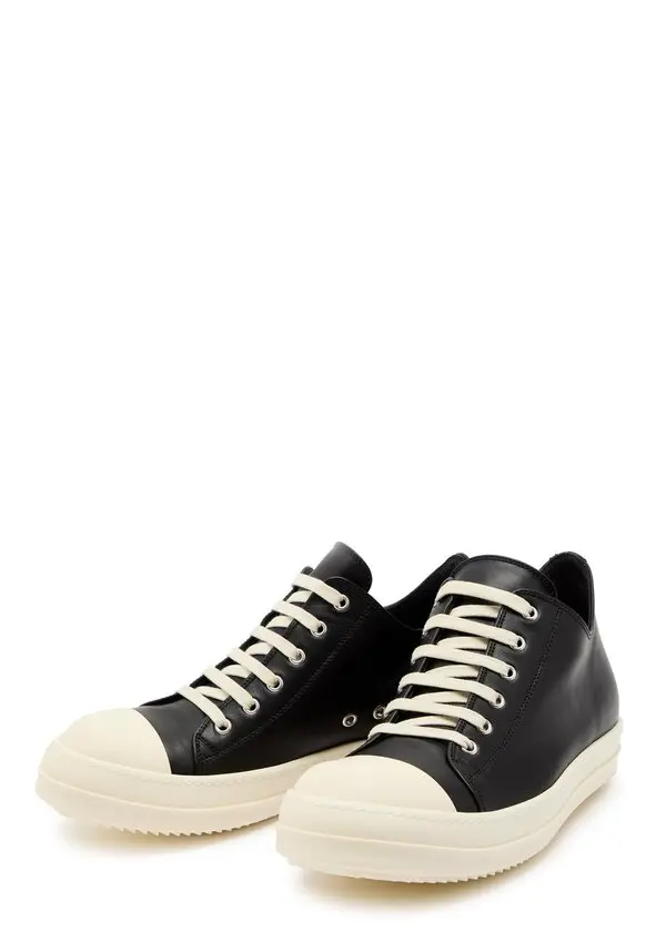 Rick Owens Low Leather Sneakers