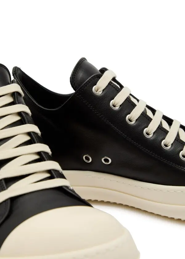 Rick Owens Low Leather Sneakers